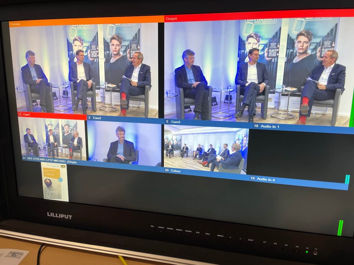 PresseClub Live Streaming: Top Event Location mit Übertragung
